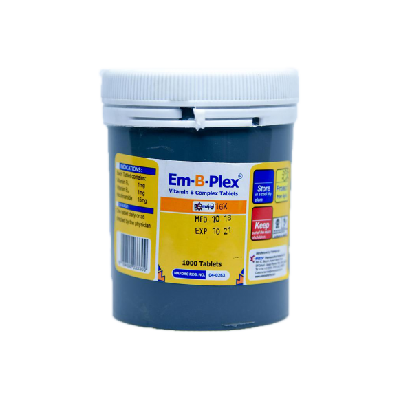 Em-B-Plex Tab *1000 - Emzor